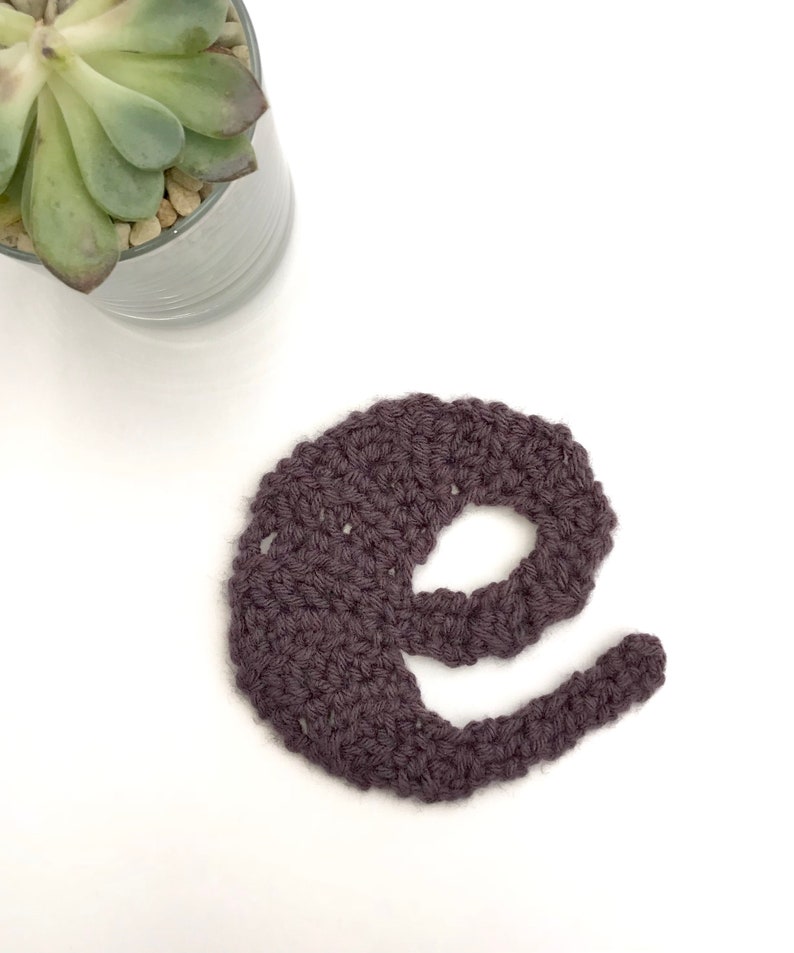 ANGELS & RAINBOWS Font Crochet Letter E Pattern Crochet - Etsy