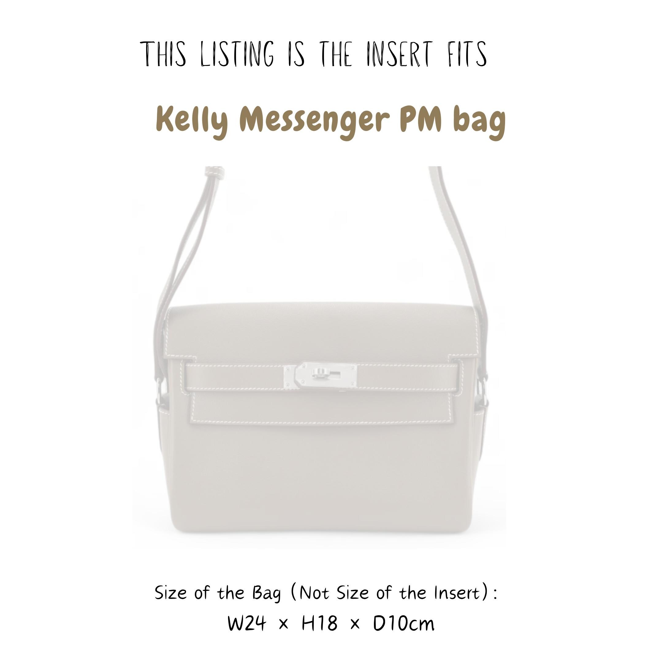 For [kelly Messenger PM] Bag Organizer, Slim With Zip Pocket, Felt ...