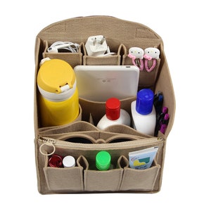 Customizable Backpack Organizer Felt Insert (rounded Top With Handle ...