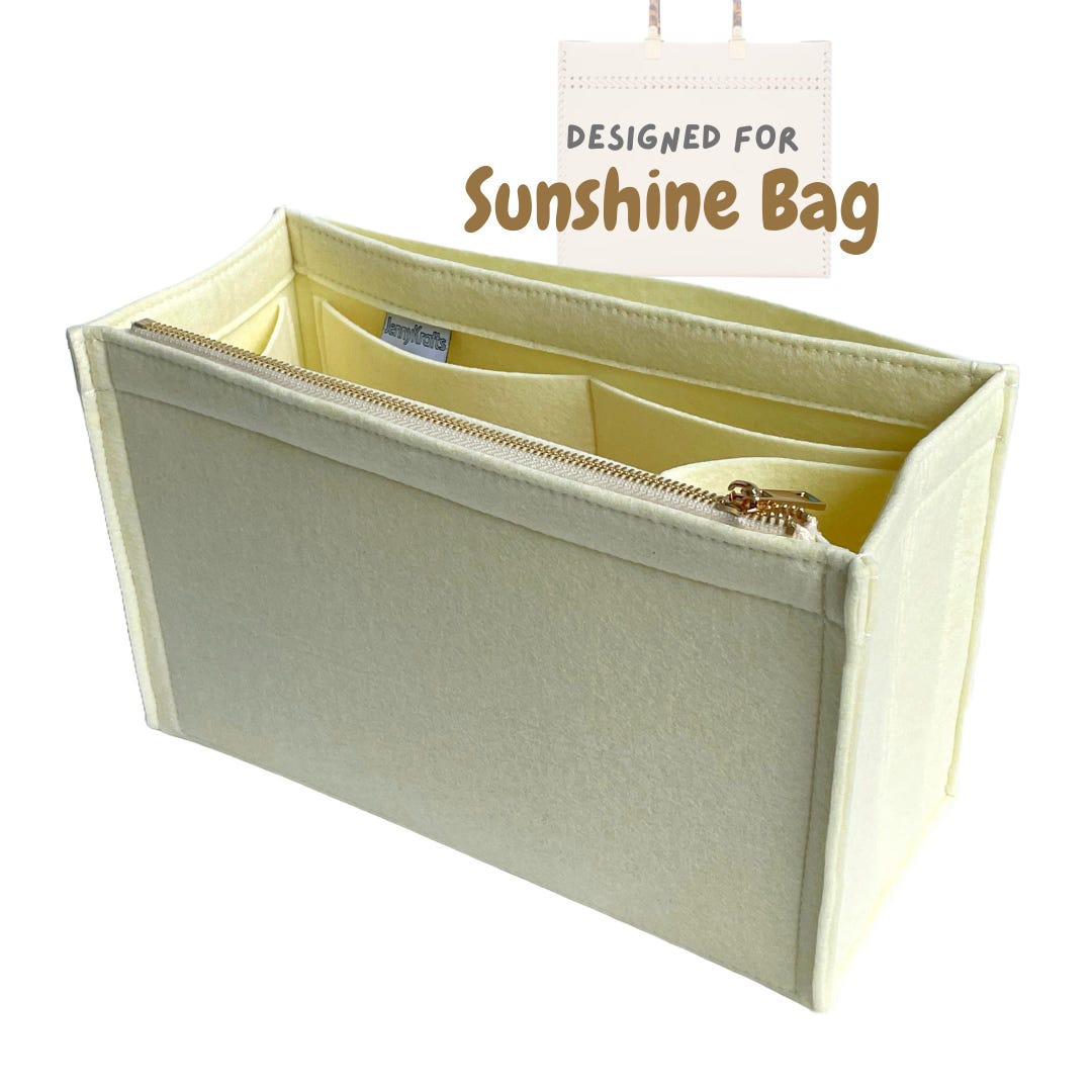 For [sunshine, Large Medium Small Mini] Bag Organizer, Tote Felt Insert ...