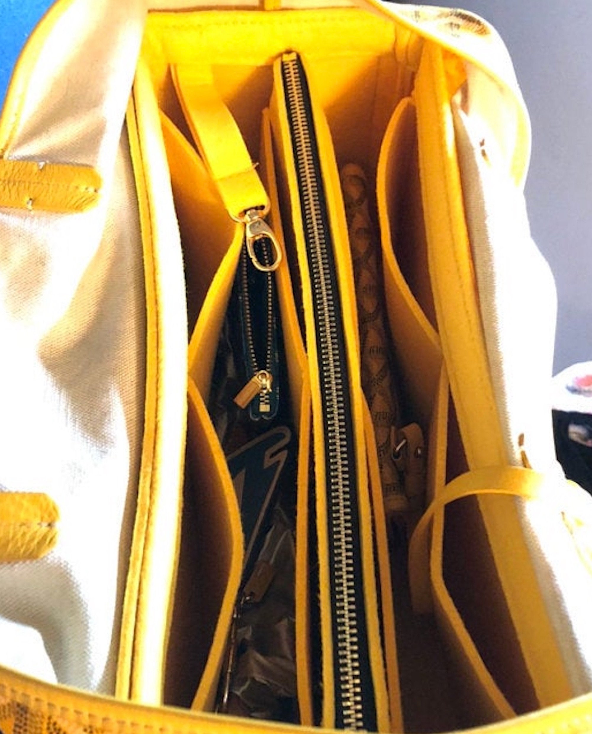 Customizable Organizer w/ Detachable Zipper Bag Tote Felt | Etsy