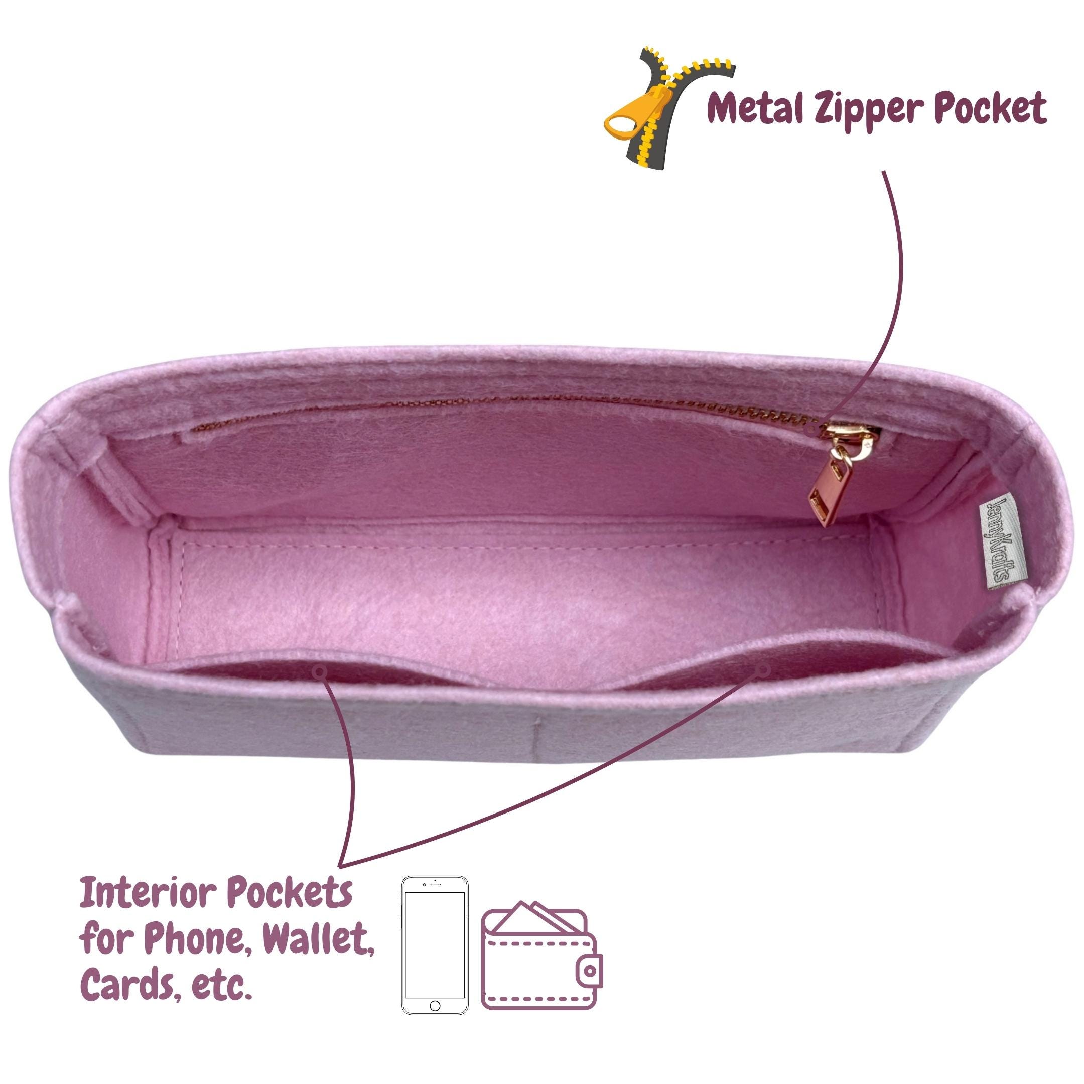 For [kelly Messenger PM] Bag Organizer, Slim With Zip Pocket, Felt ...