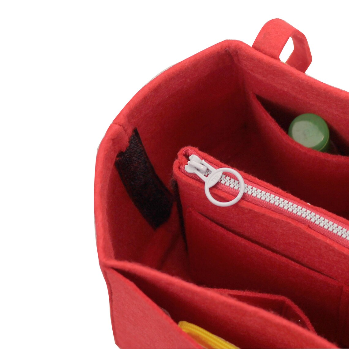 Felt Tote Organizer w/ Detachable Zipper Bag Bag in Bag | Etsy