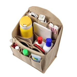 Customizable Backpack Organizer Felt Insert (rounded Top With Handle ...