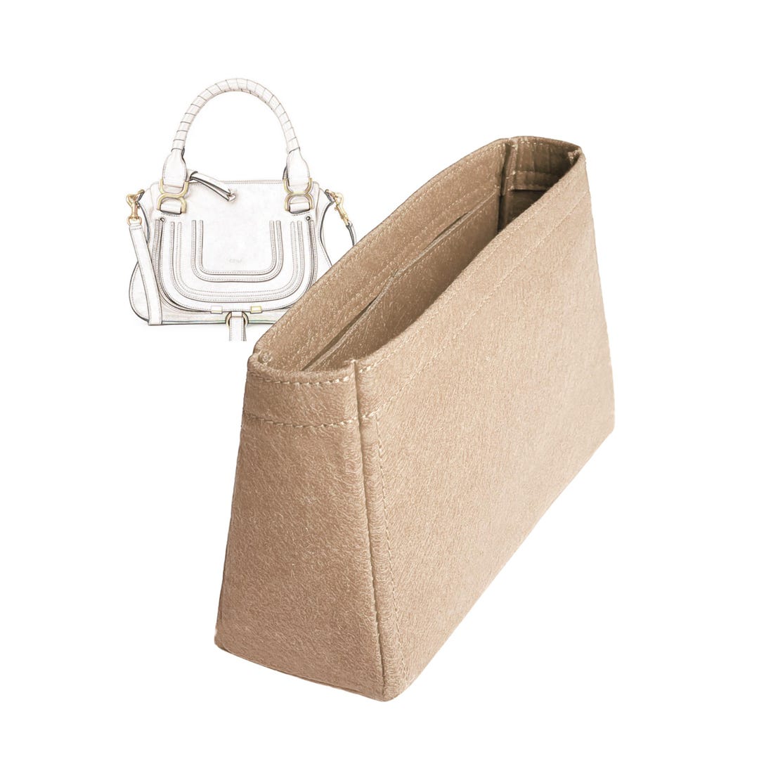 For [small Marcie Bag] Felt Insert Organizer for Tapered Bag, Large ...