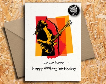 Heavy metal birthday | Etsy