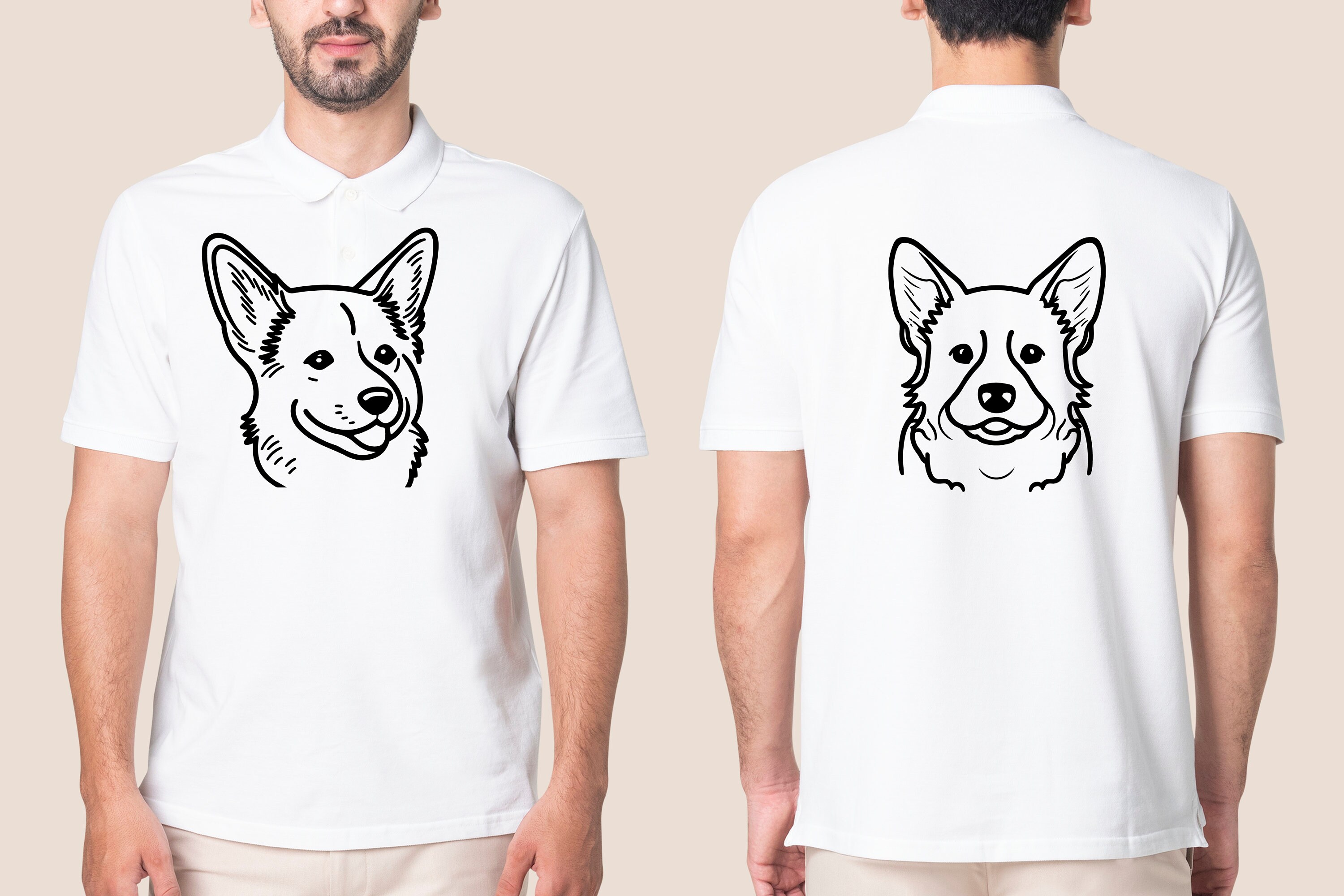 Corgi SVG Bundle - 80 Designs, Pembroke Welsh Corgi Silhouette, Cute ...