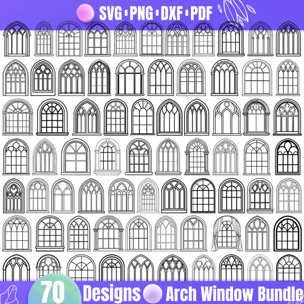 Arched Window - Etsy