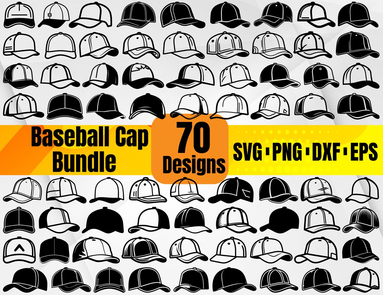 High Quality Baseball Cap SVG Bundle, Baseball Cap Monogram, Baseball ...