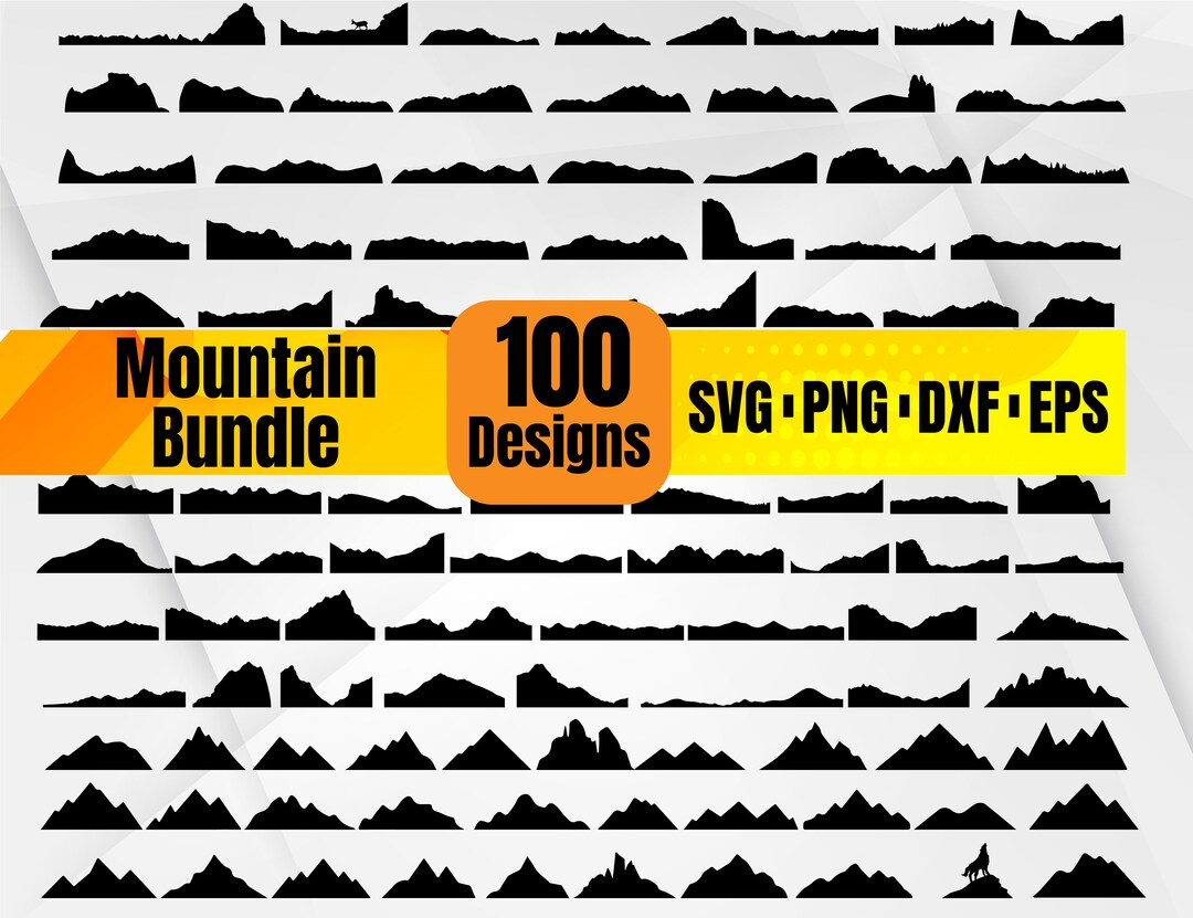 Berg SVG Bundle, Berg svg, Berge svg, Berg dxf, Berg png, Berg eps ...