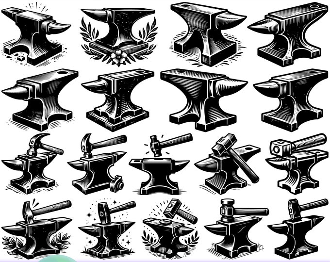 Anvil Svg/anvil Clipartanvil Svg/anvil Silhouette/anvil Cricut Cut ...