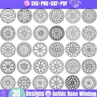 Rose Window - Etsy