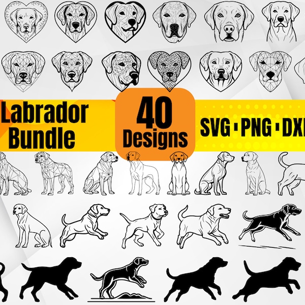 Labrador Dxf - Etsy
