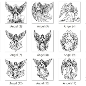 High Quality Angel SVG Bundle, Angel Dxf, Angel Png, Angel Vector ...
