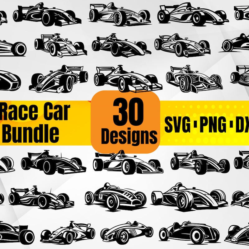 Race Car Wall Decals - Etsy