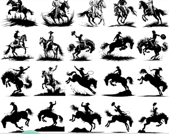 Rodeo Bundle SVG Design for Cricuts and Silhouettes - Etsy Canada