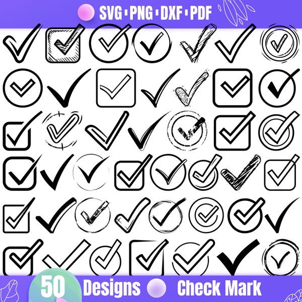 Check Mark Png - Etsy