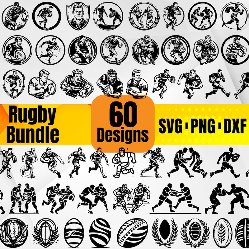 Rugby Vector Designs - Etsy