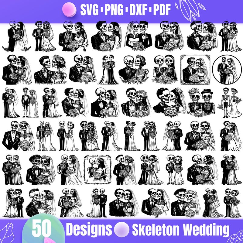 Skeleton Bride Groom - Etsy
