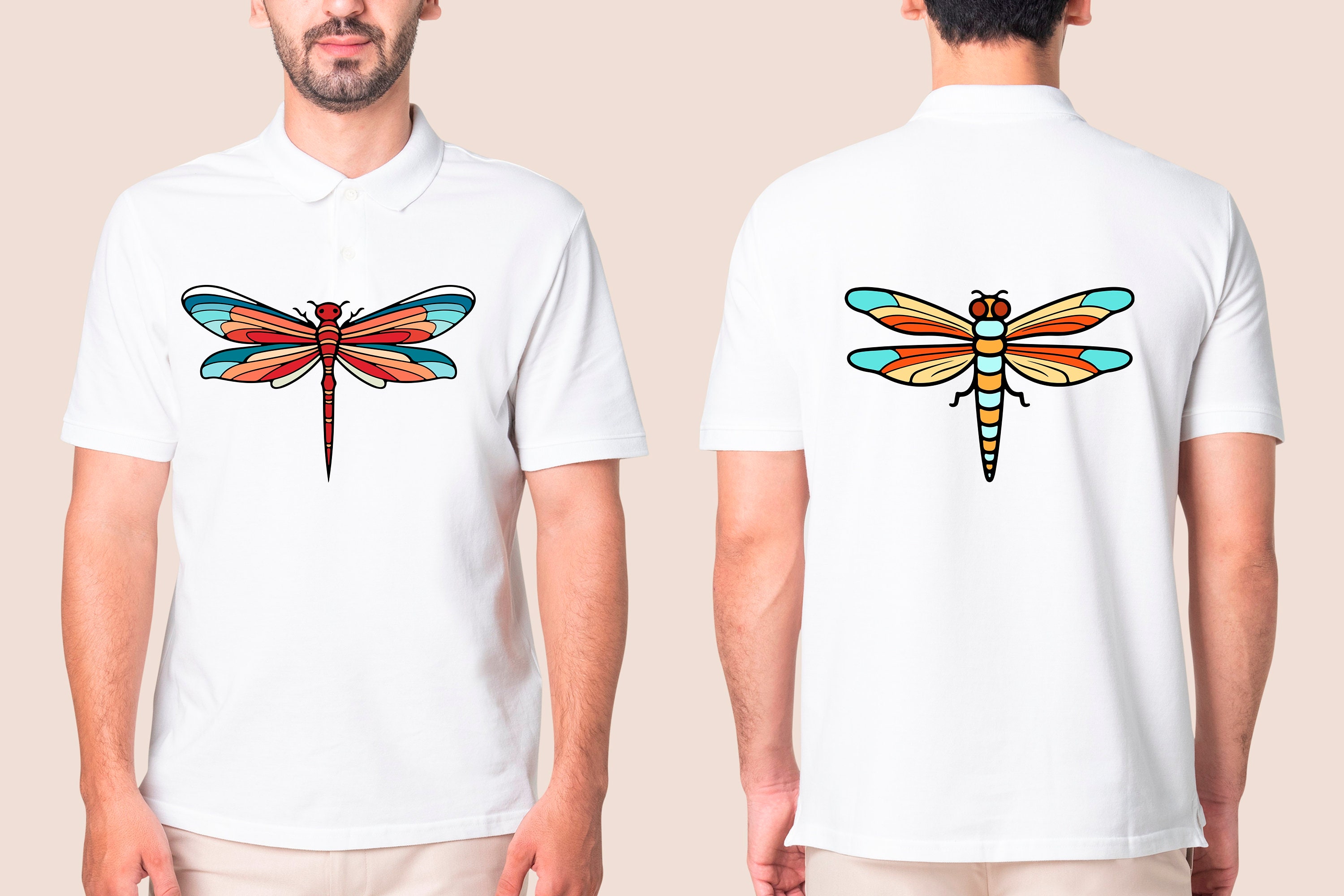 High Quality Dragonfly SVG Bundle Dragonfly Monogram - Etsy