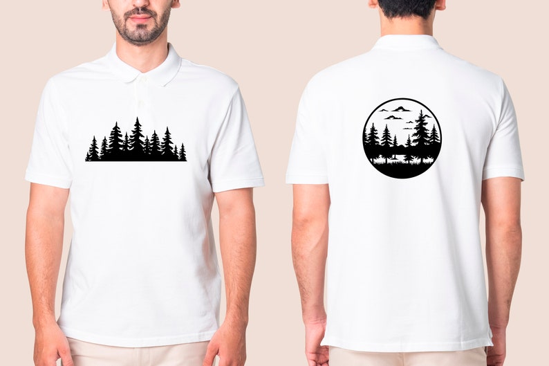 High Quality Forest SVG Bundle, Forest Monogram, Forest Dxf,forest Png ...