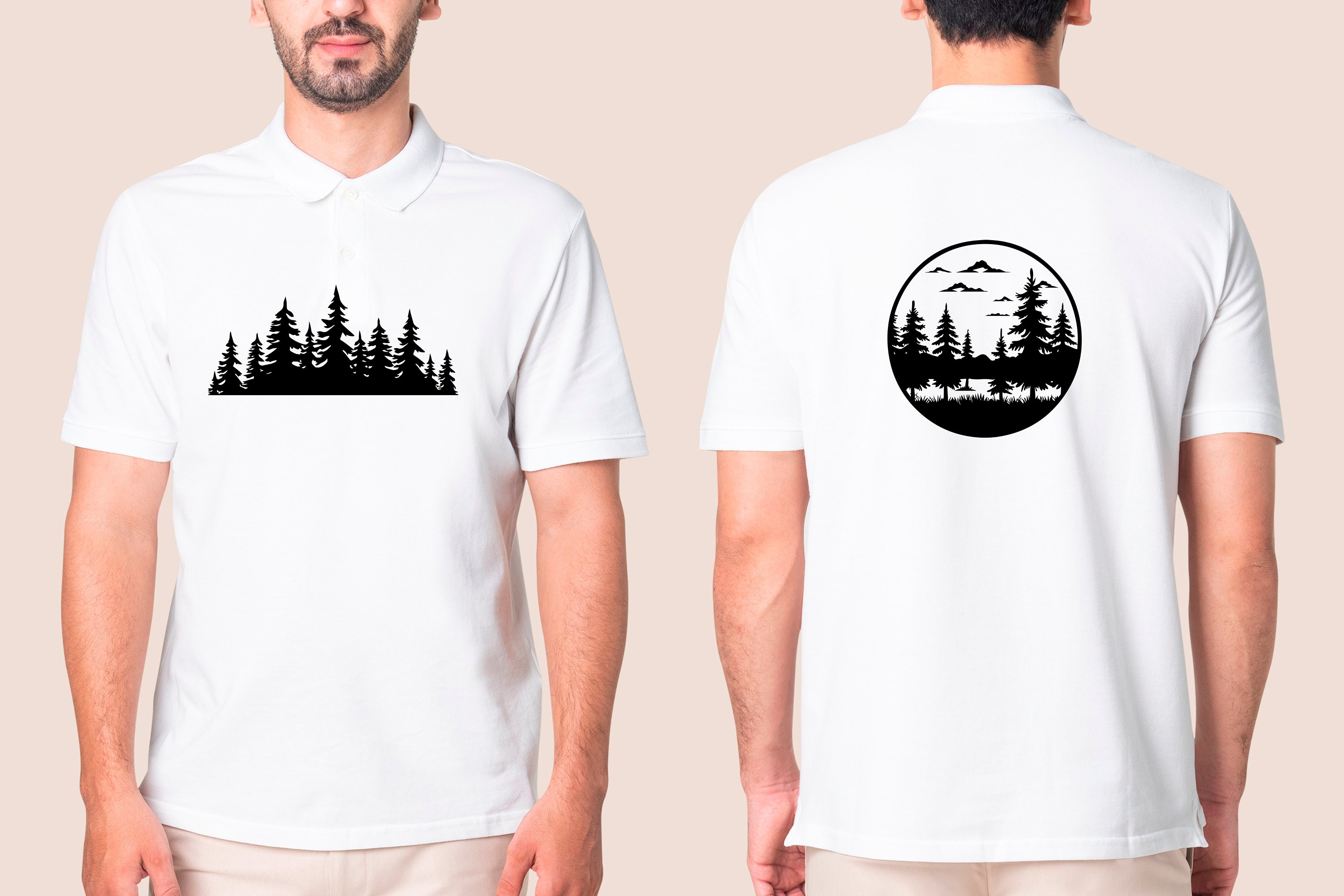 High Quality Forest SVG Bundle, Forest Monogram, Forest Dxf,forest Png ...