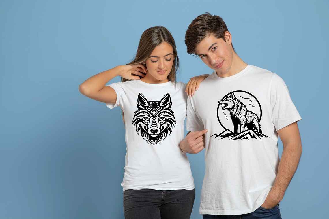 High Quality Wolf SVG Bundle Howling Wolf Svg Mountain Wolf - Etsy
