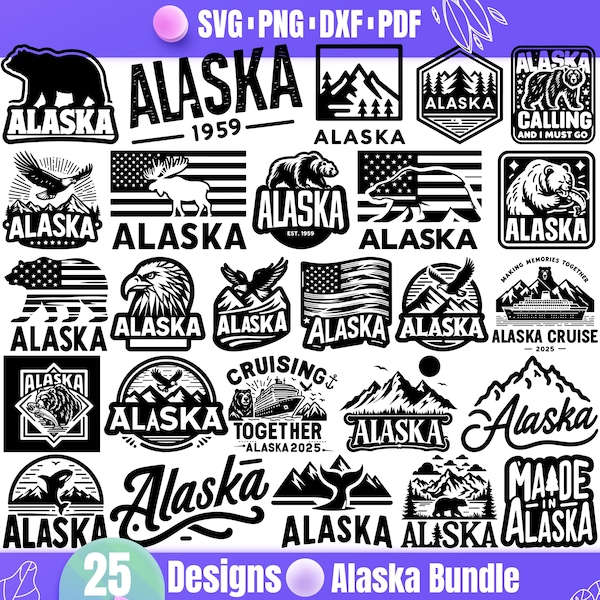 Alaska Svg - Etsy