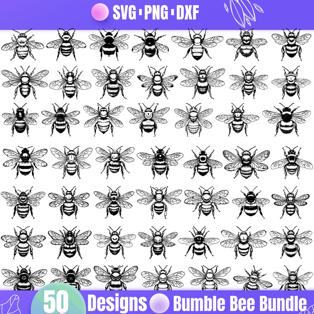 High Quality Bumble Bee SVG Bundle, Bumble Bee Dxf, Bumble Bee Png ...