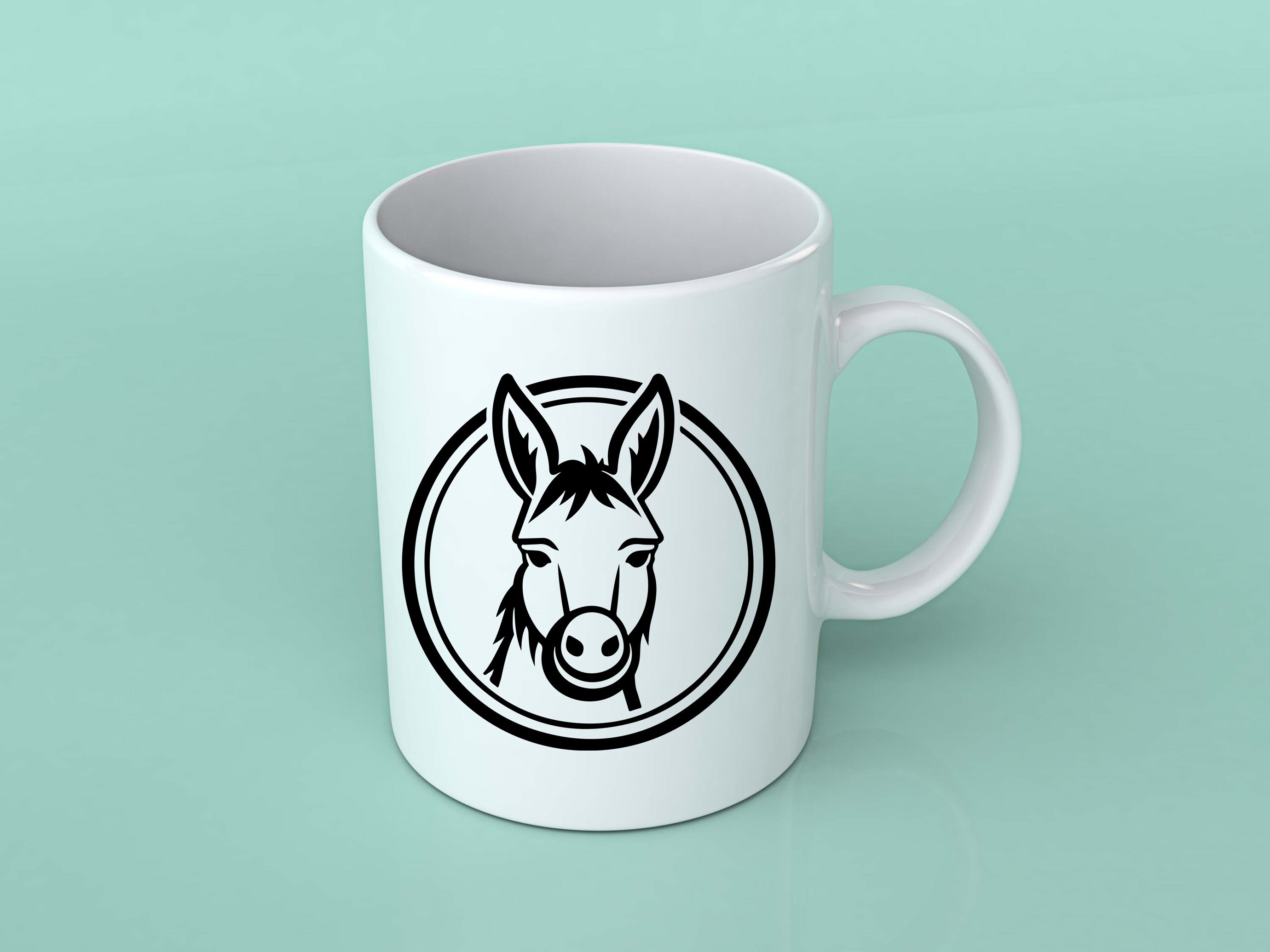 Donkey Vector, Mule Outline, Farm Animal Svg Cut File - Etsy