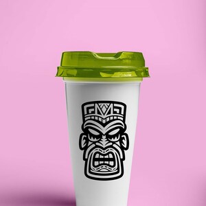 Tiki Mask SVG Bundle - 60 Designs, Tiki Totem SVG for Cricut ...