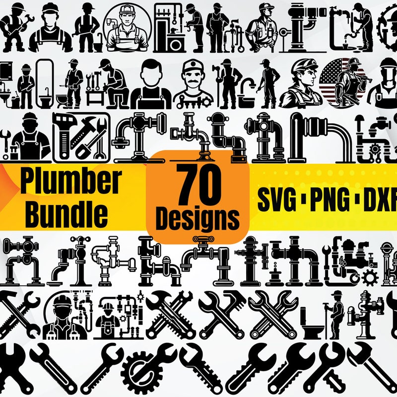 Plumber Svg - Etsy