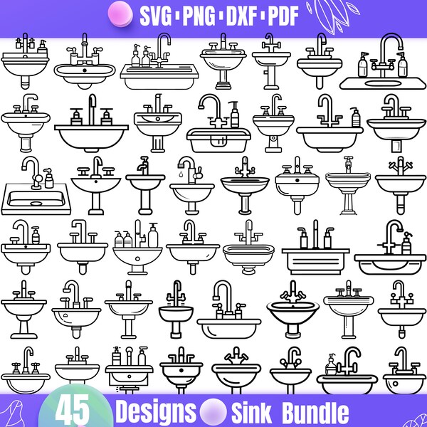 Faucet Svg - Etsy