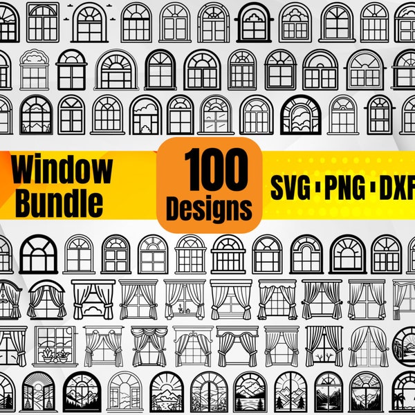 Window Svg - Etsy