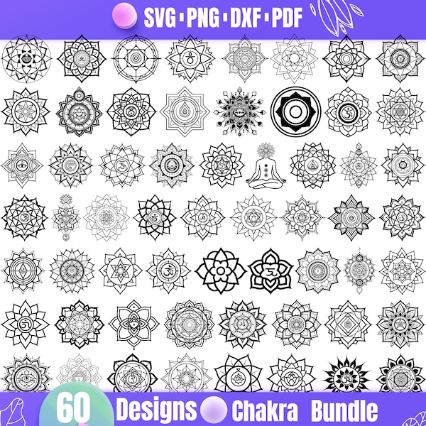 Chakra Svg - Etsy