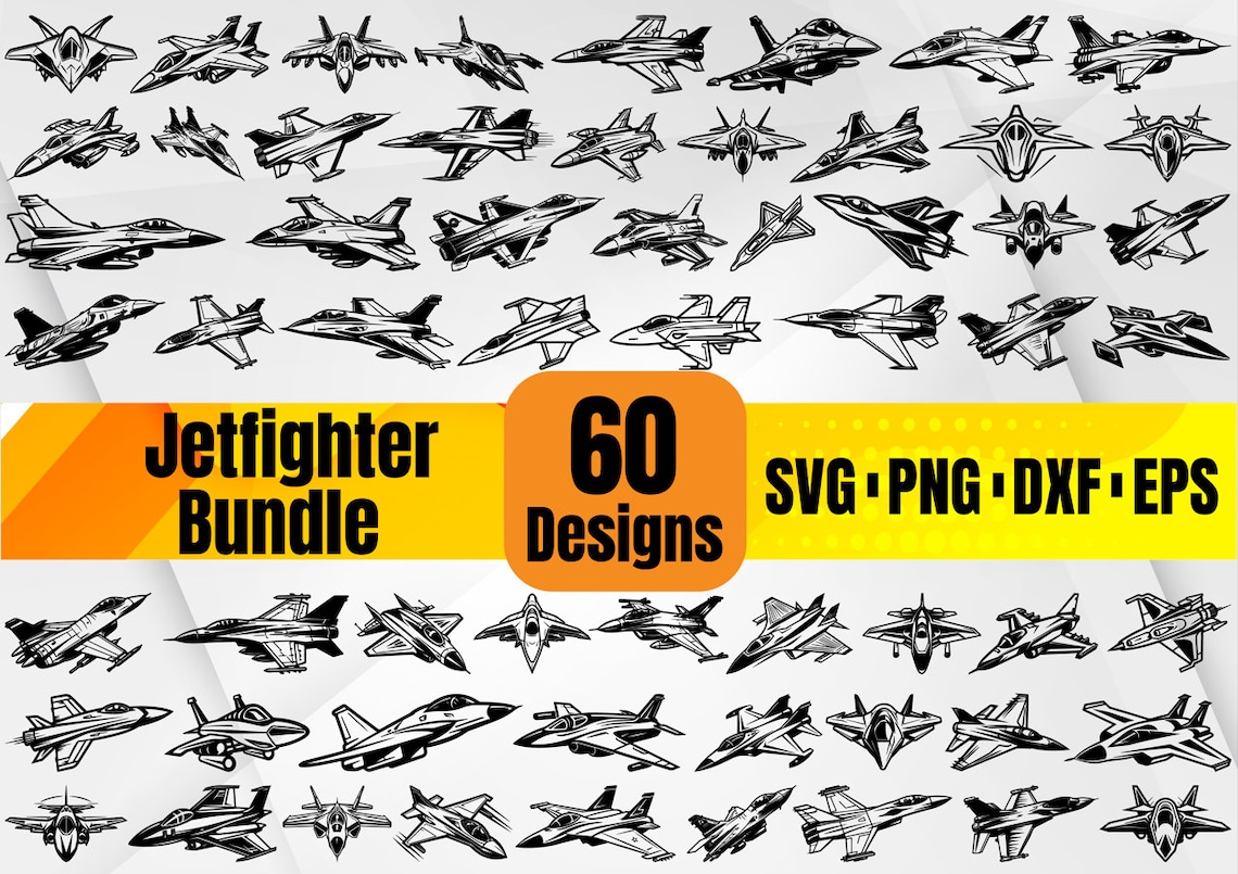 High Quality Fighter Jet SVG Bundle, Fighter Jet Monogram, Fighter Jet ...