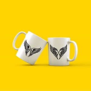 Wings SVG – Elegant Angel & Bird Wings Digital Design - Etsy