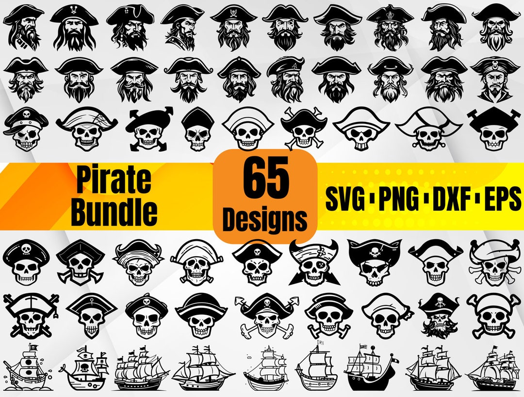 High Quality Pirate SVG Bundle, Pirate Monogram, Pirate Dxf, Pirate Png ...