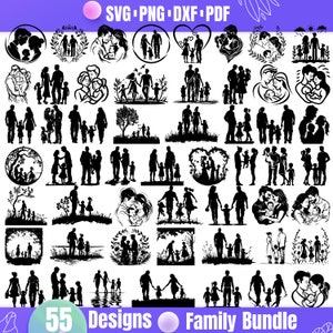 High Quality Family SVG Bundle, Family Dxf, Family Png, Family Vector ...