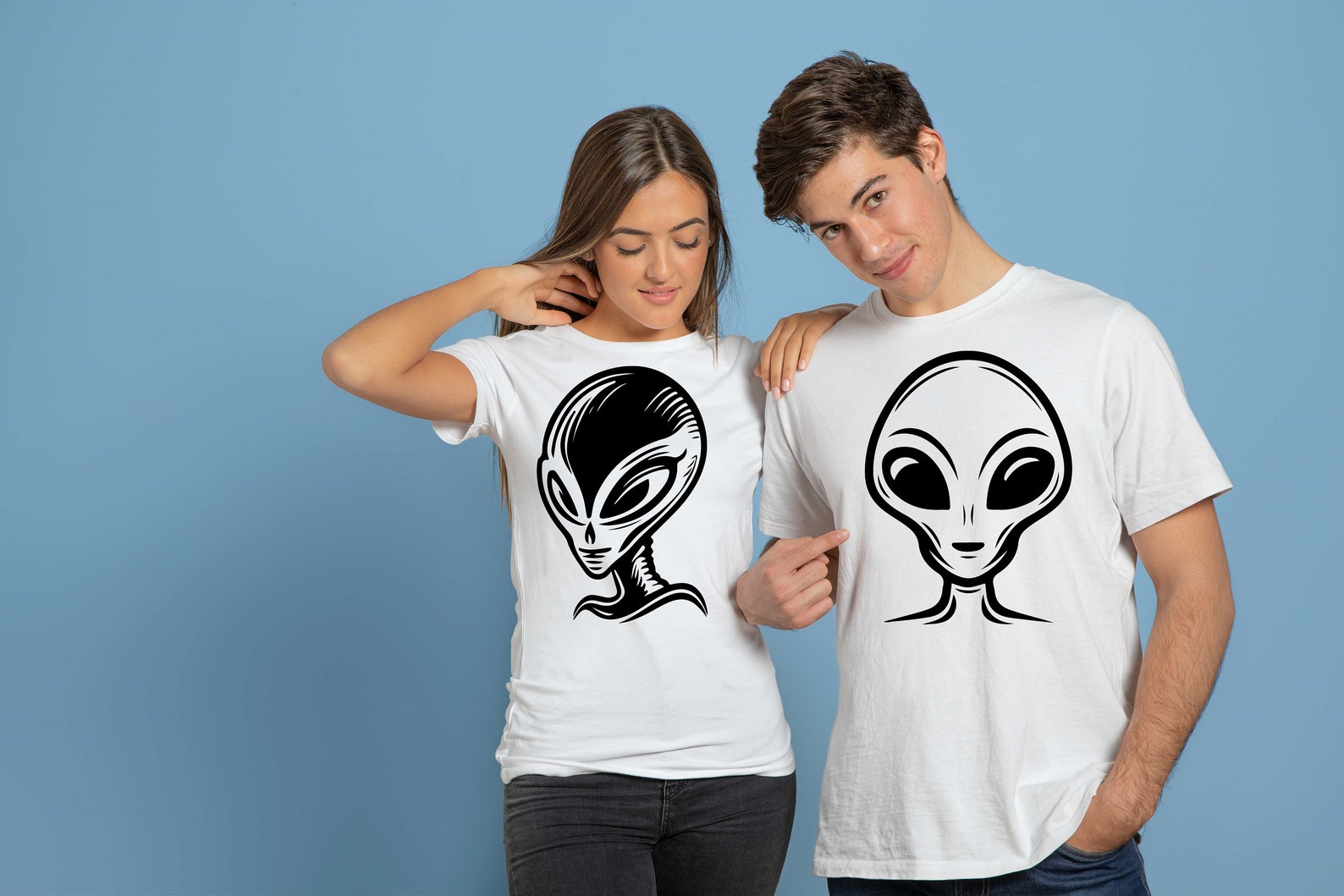 High Quality Alien SVG Bundle, Ufo Svg, Alien Head Svg, Alien Dxf ...
