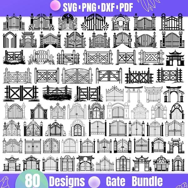 Wrought Iron Gate - Etsy