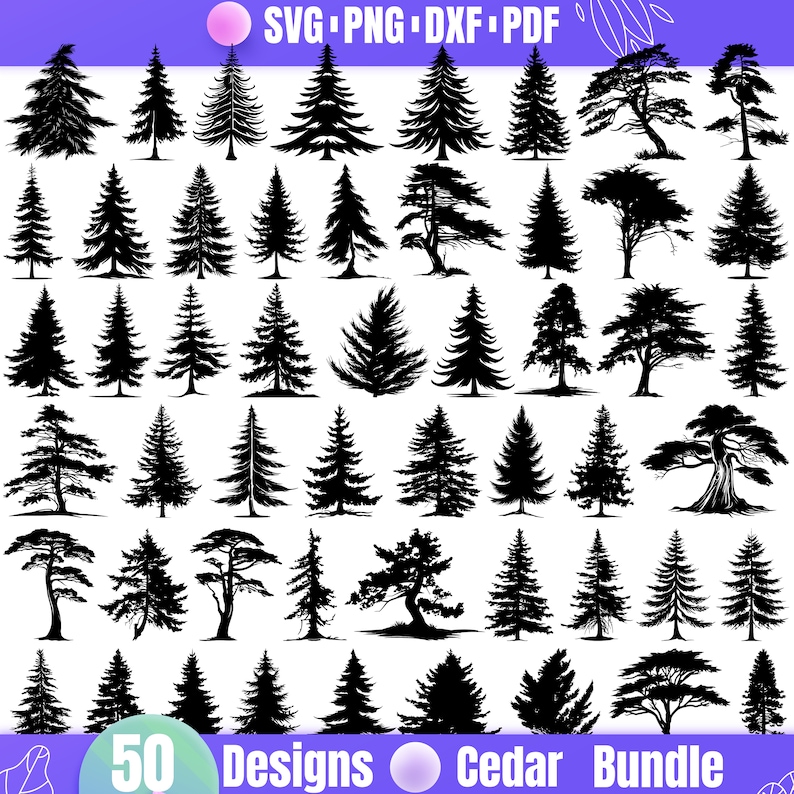 High Quality Cedar SVG Bundle, Cedar Dxf, Cedar Png, Cedar Vector ...