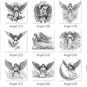 High Quality Angel SVG Bundle, Angel Dxf, Angel Png, Angel Vector ...