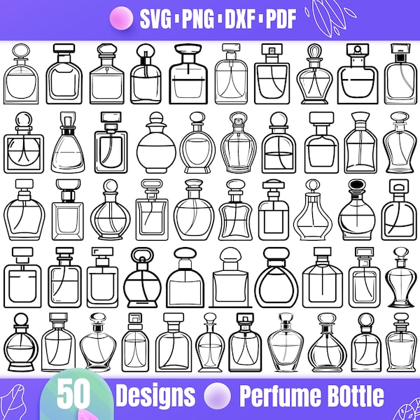 Perfume Bottle Svg - Etsy