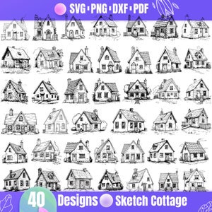 High Quality Cottage SVG Bundle, Cottage Dxf, Cottage Png, Cottage ...