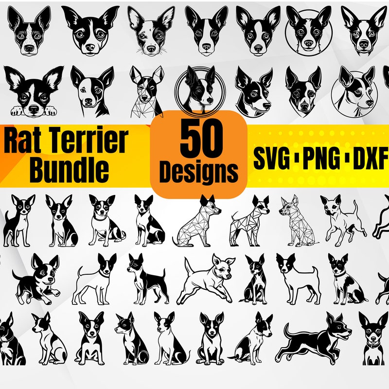 Rat Terrier Art - Etsy