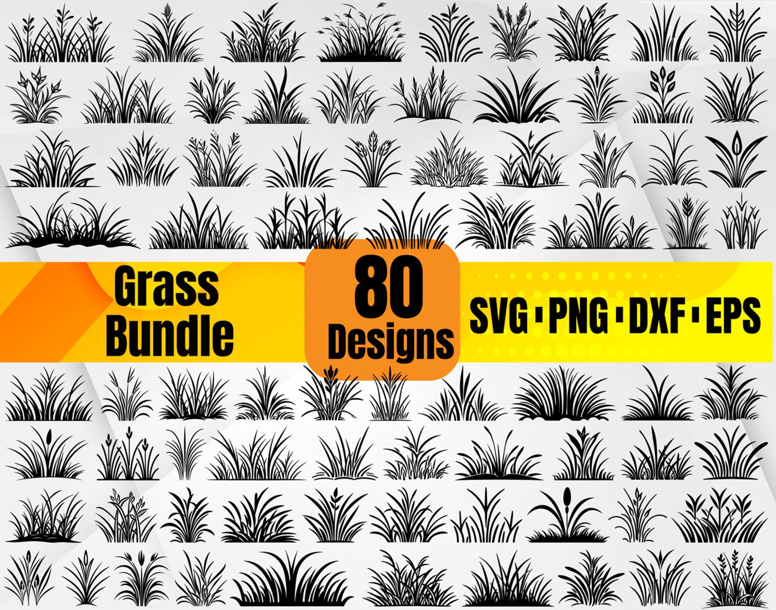 High Quality Grass SVG Bundle, Grass Field Svg, Grass Monogram, Grass ...
