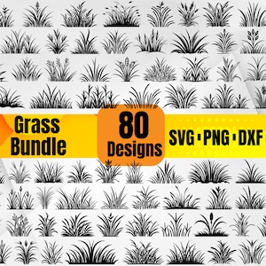 High Quality Grass SVG Bundle, Grass Field Svg, Grass Monogram, Grass ...