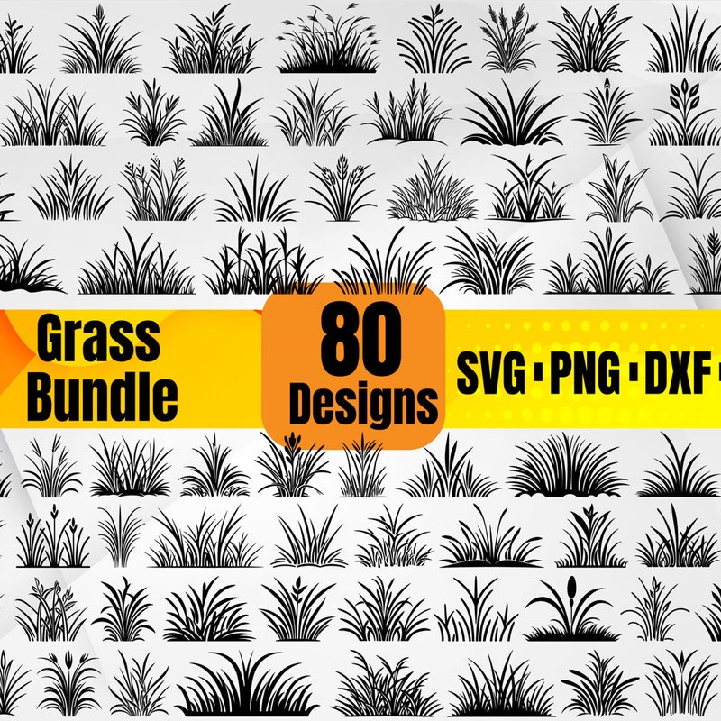 Grass Svg - Etsy