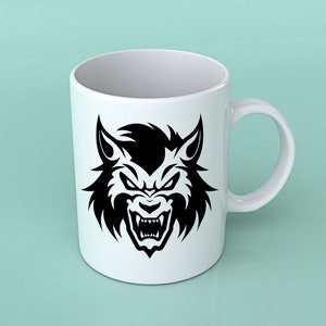 High Quality Werewolf SVG Bundle, Werewolf Head, Wolfman Svg, Werewolf ...